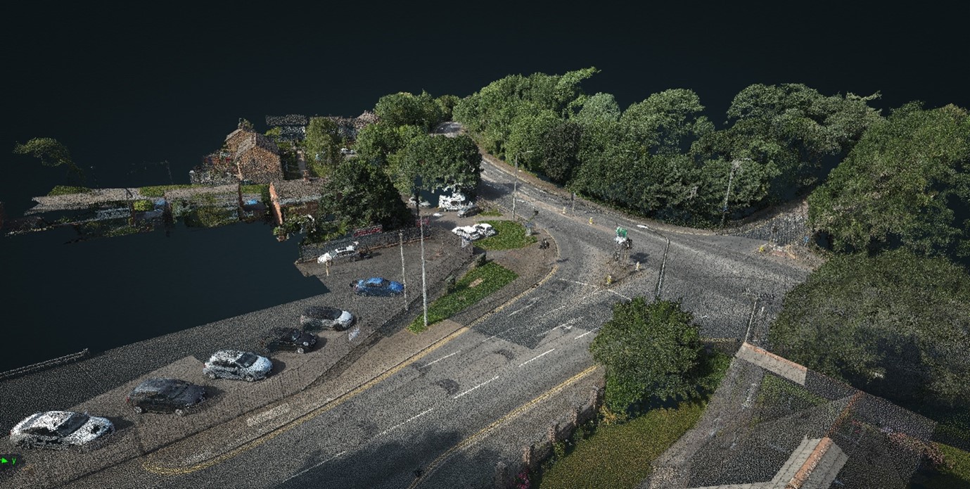 Roadway Survey for Eurovia: Old Mill Road - YellowScan